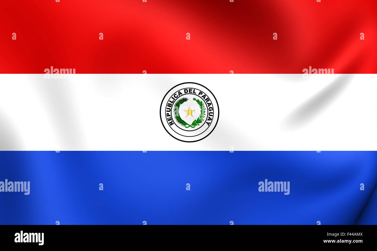 Flag of Paraguay Stock Photo - Alamy