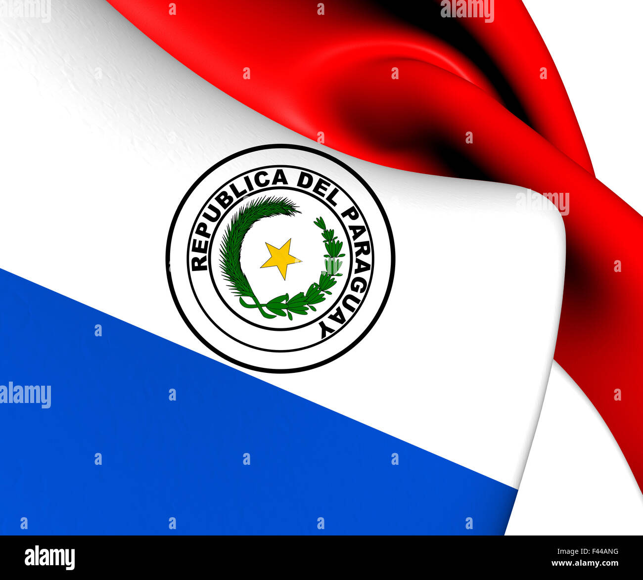 Flag of Paraguay Stock Photo - Alamy