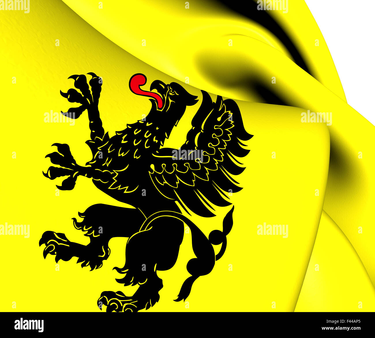 Flag of Pomeranian Voivodeship Stock Photo - Alamy