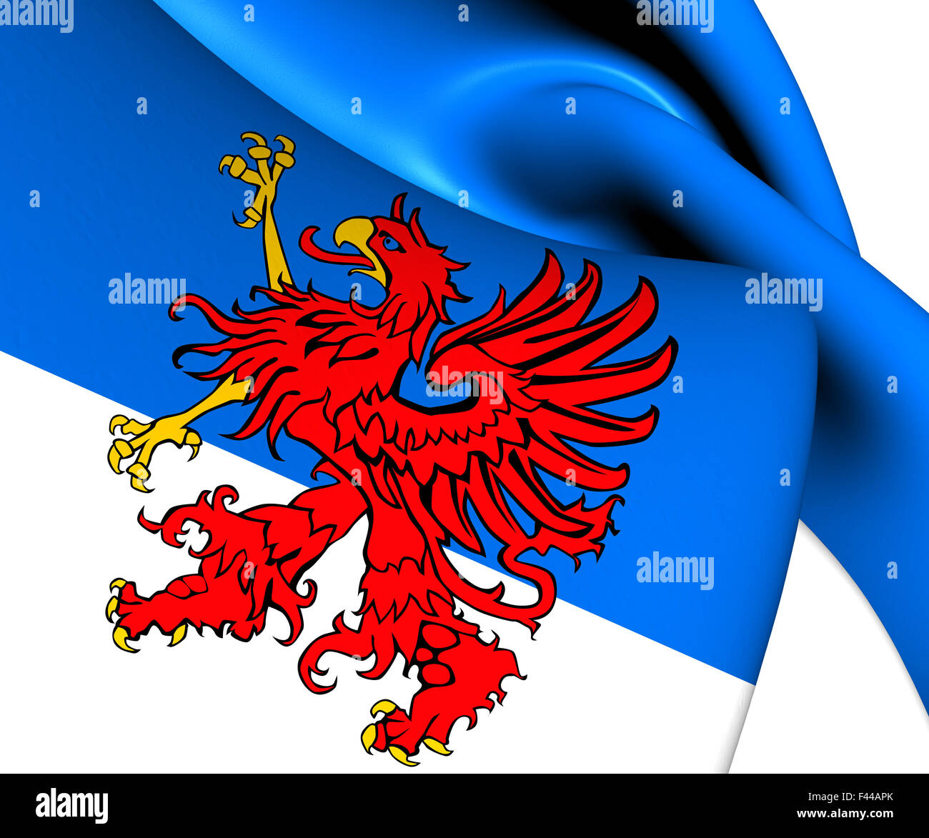 Flag of Pomerania Stock Photo - Alamy