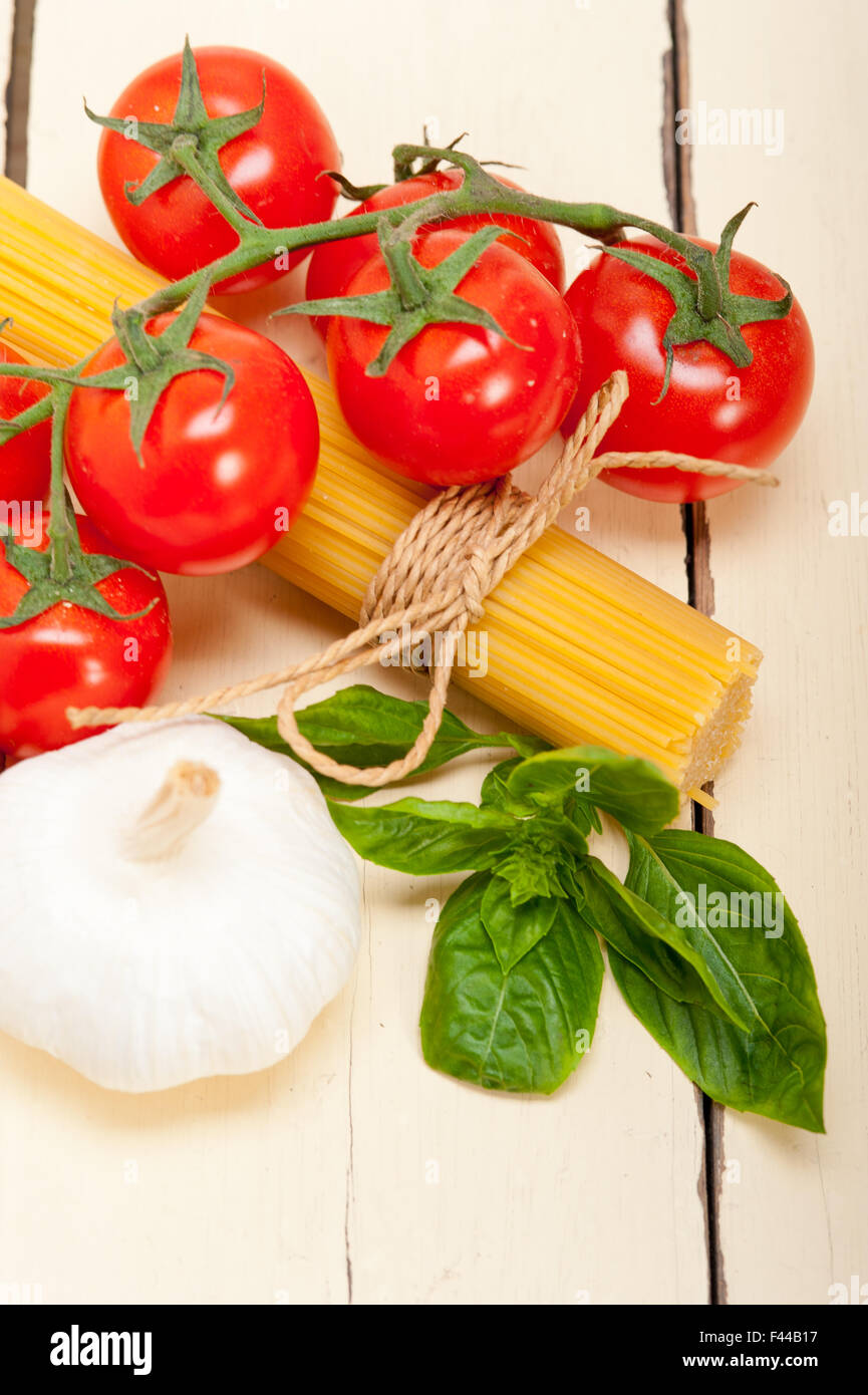 Italian basic pasta ingredients Stock Photo - Alamy