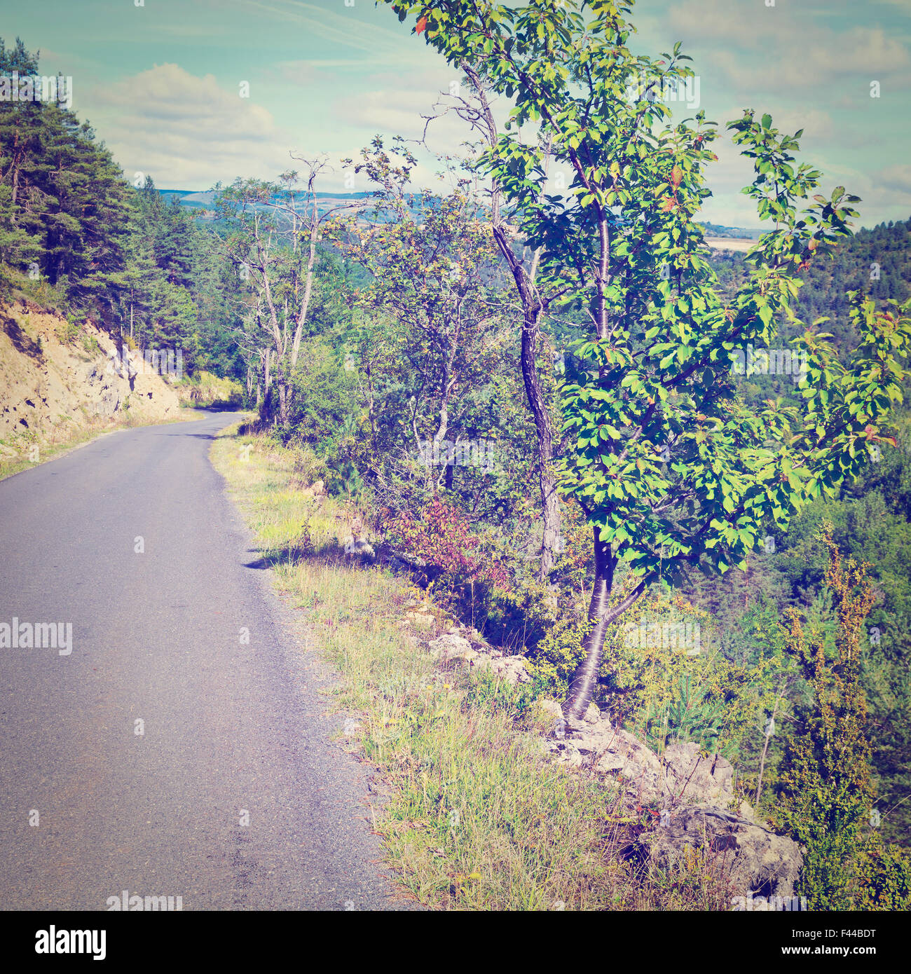 Narrow Road Stock Photo - Alamy