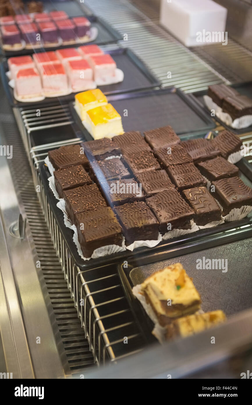 Bakery display brownie hi-res stock photography and images - Alamy