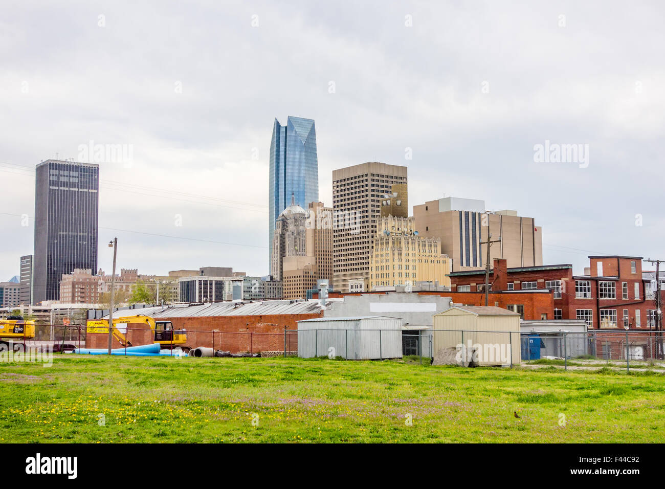 okla oklahoma city skyline Stock Photo - Alamy