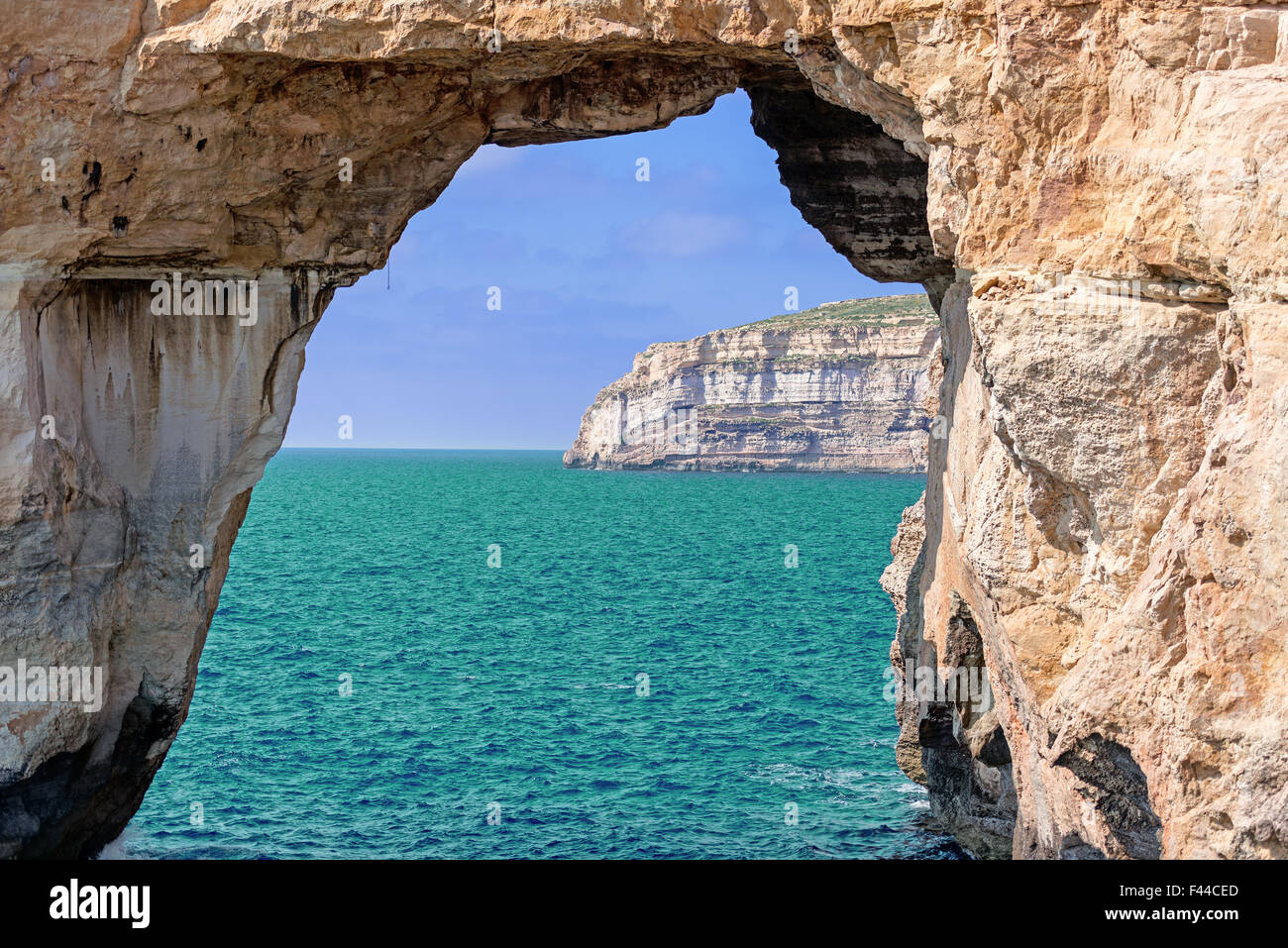 Azure window malta tourists hi-res stock photography and images - Alamy