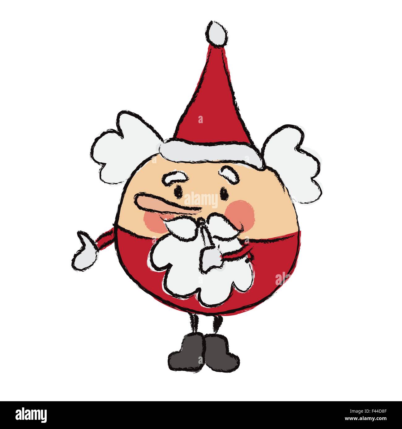 Secret santa cartoon Stock Vector Images - Alamy
