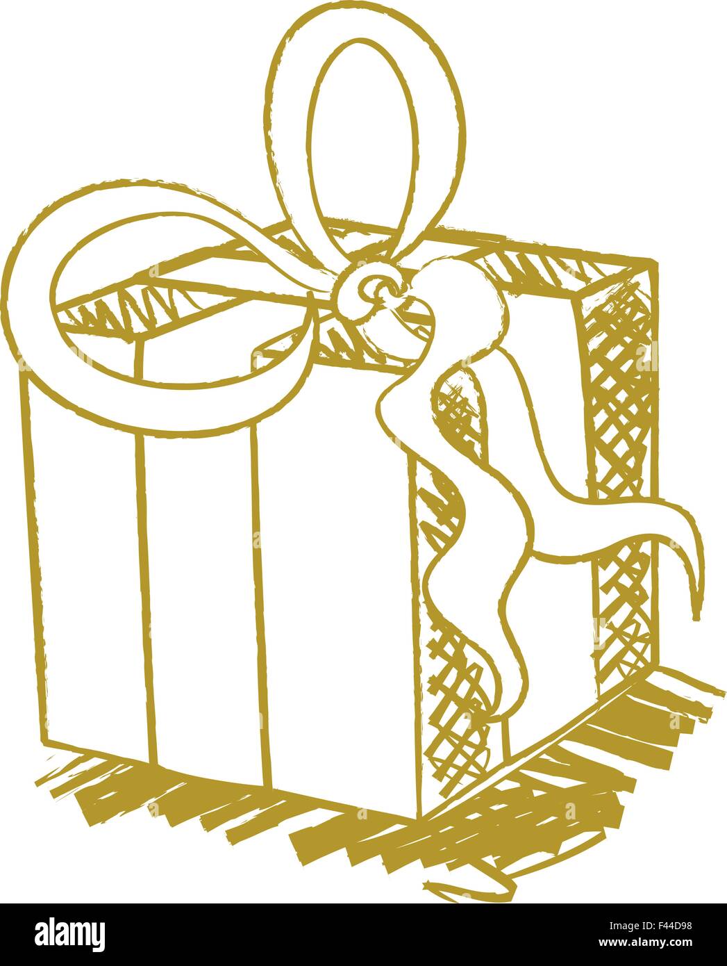 Birthday gold gifts vector Stock Vector Images - Alamy