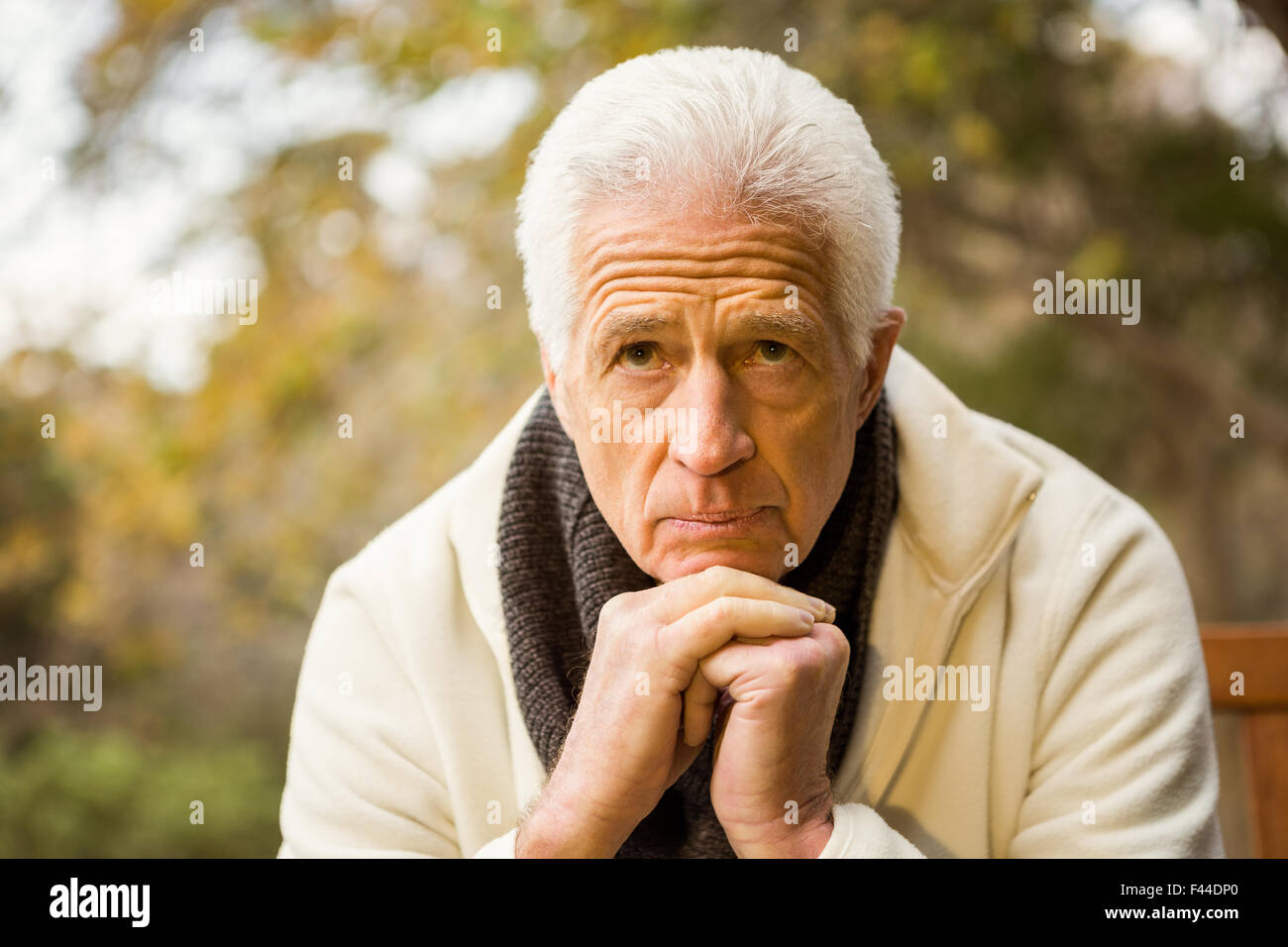 Nervous senior hi-res stock photography and images - Alamy