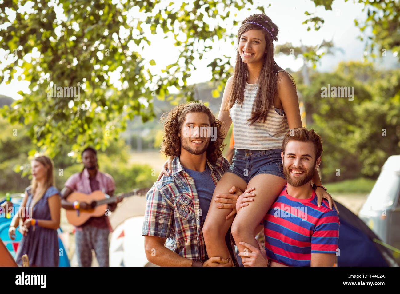 Holding friends shoulders hi-res stock photography and images - Alamy