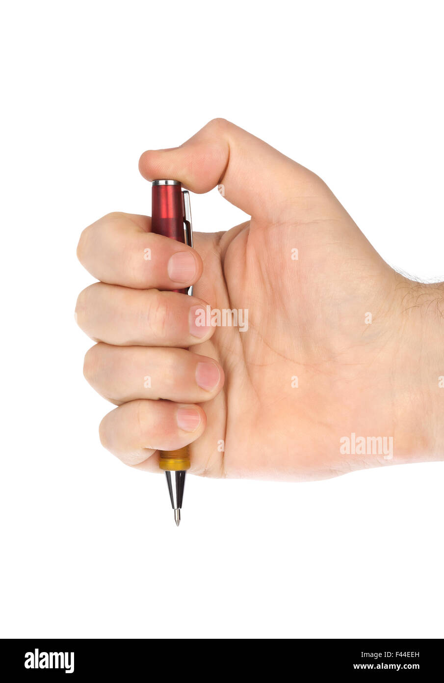 Pen in hand Stock Photo - Alamy
