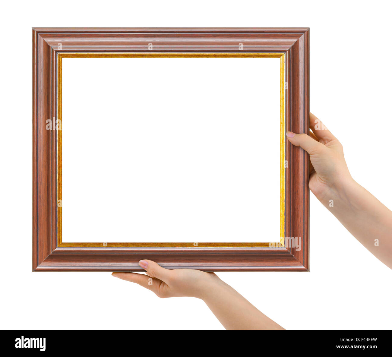 Frame in hands Stock Photo - Alamy