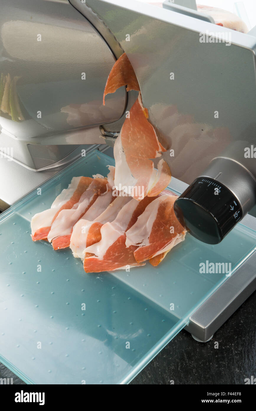 Ham cutting machine hi-res stock photography and images - Alamy