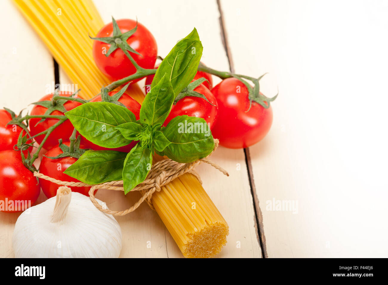 Italian basic pasta ingredients Stock Photo - Alamy