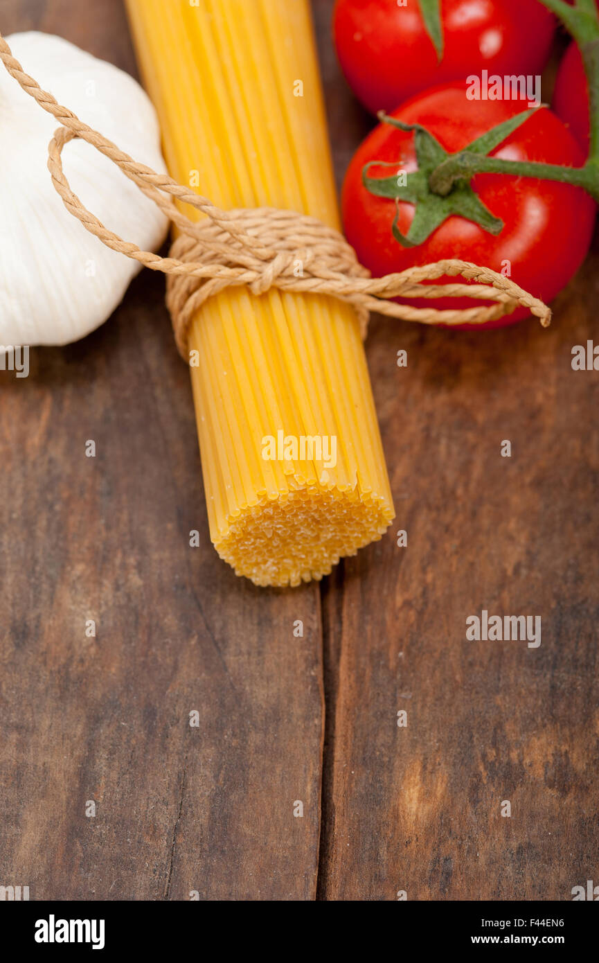 Italian basic pasta ingredients Stock Photo - Alamy
