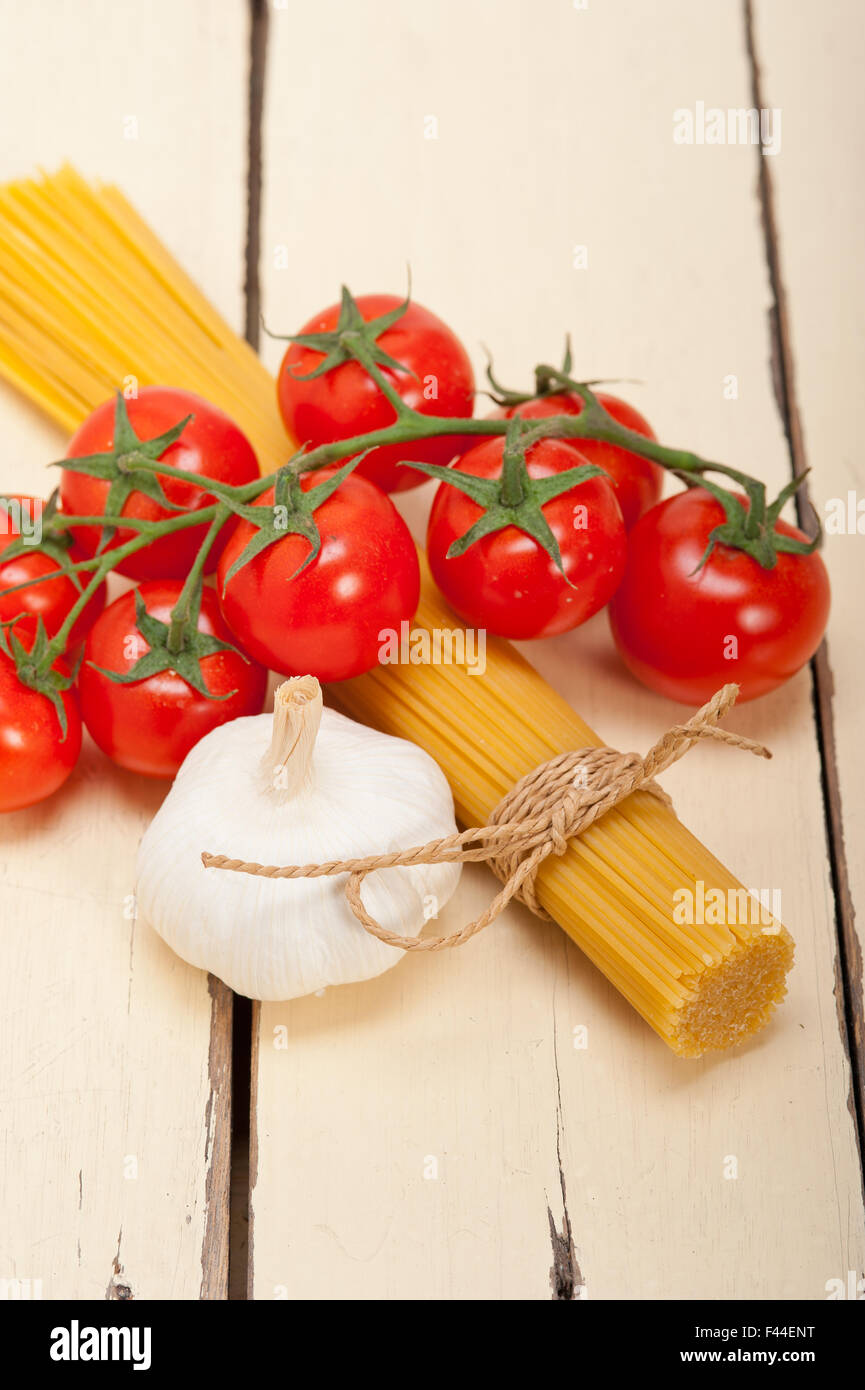 Italian basic pasta ingredients Stock Photo - Alamy