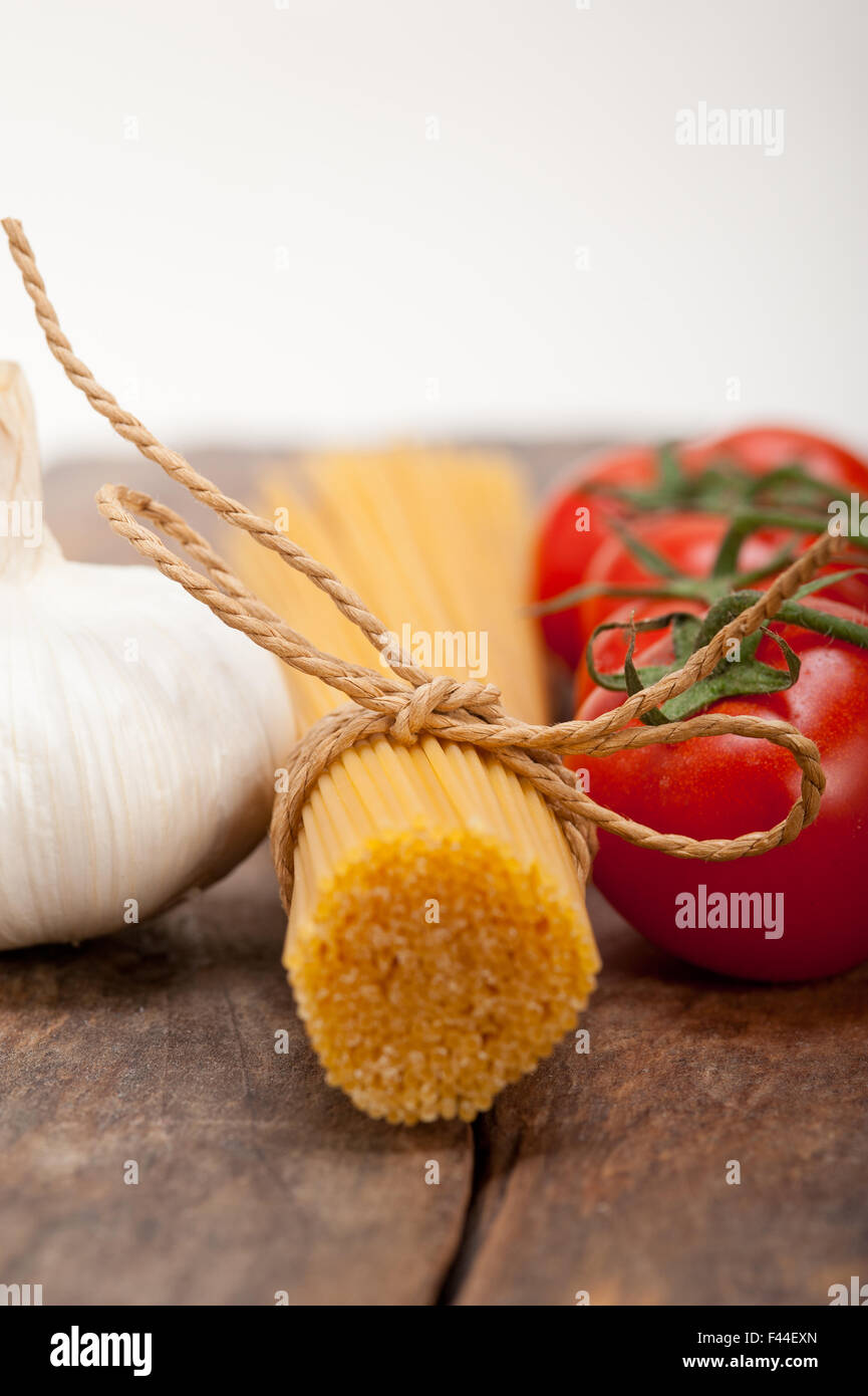 Italian basic pasta ingredients Stock Photo - Alamy