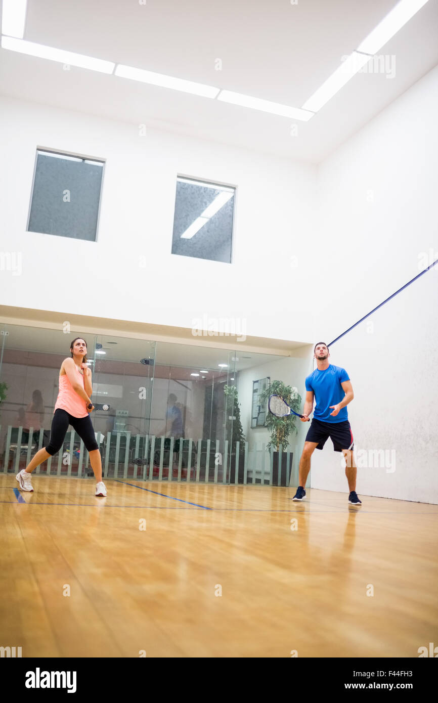 Man playing squash hi-res stock photography and images - Alamy