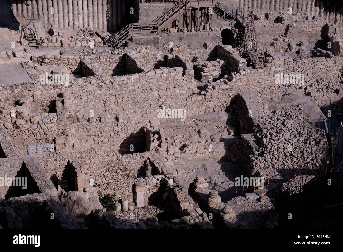 Ir David or City of David an archaeological site which is speculated to ...