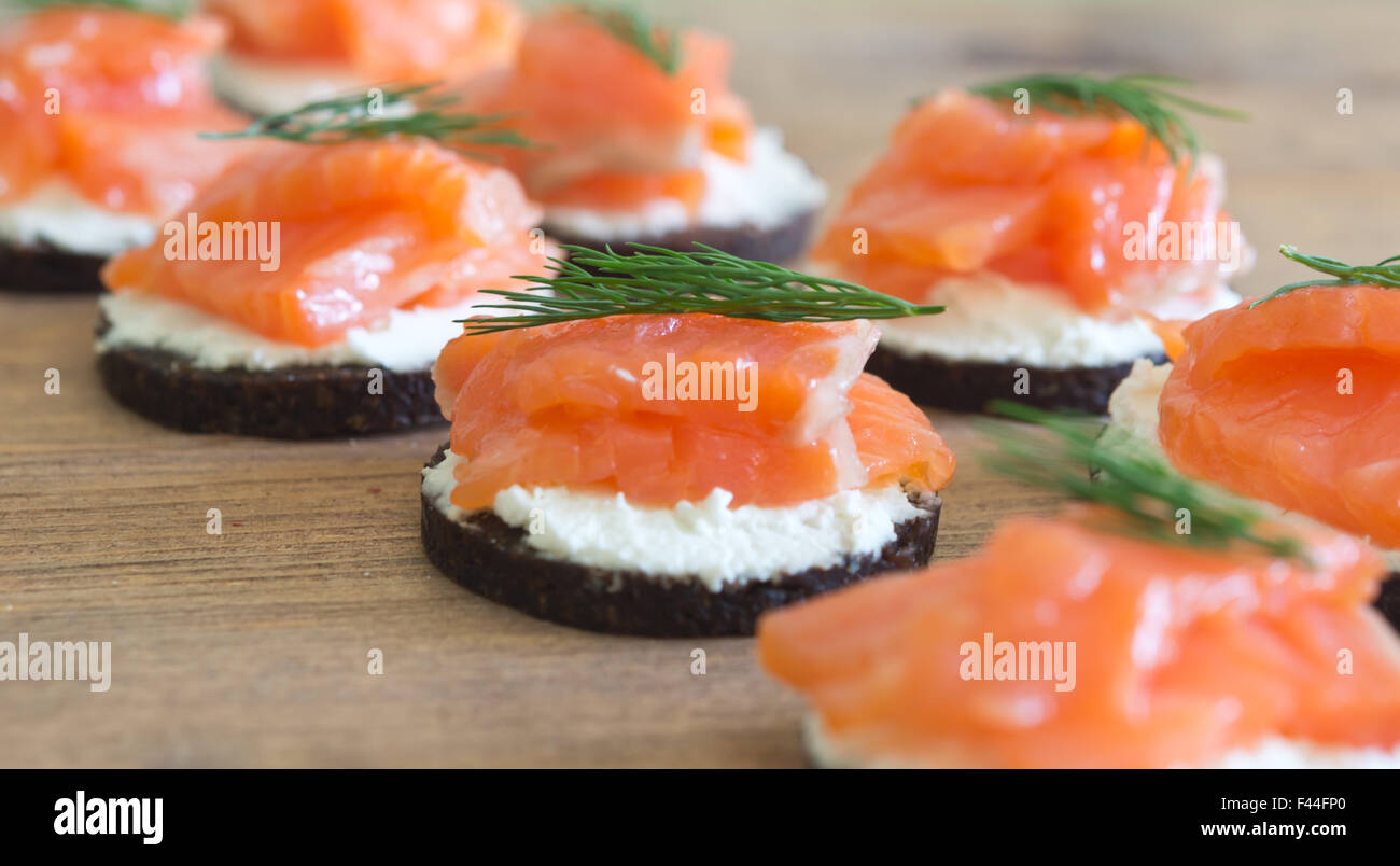 Gourmet canapes finger food hi-res stock photography and images - Alamy