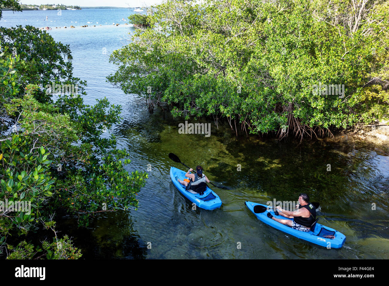 Woman paddling kayak american hi-res stock photography and images - Alamy