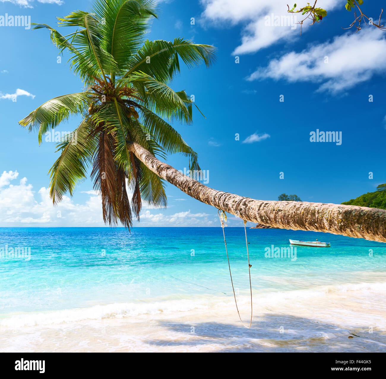 Beautiful Anse Intendance beach at Seychelles Stock Photo - Alamy