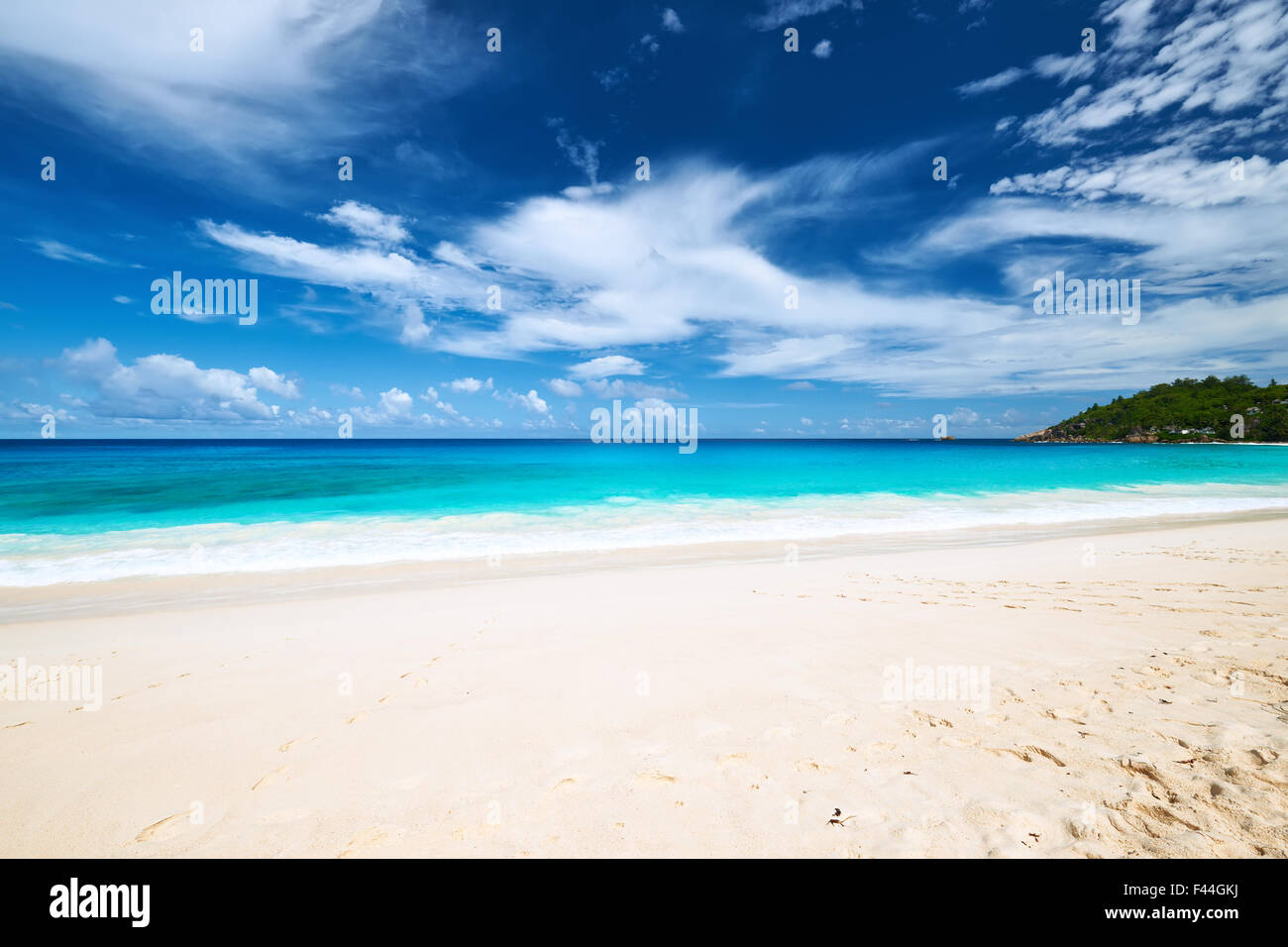 Beautiful Anse Intendance beach at Seychelles Stock Photo - Alamy