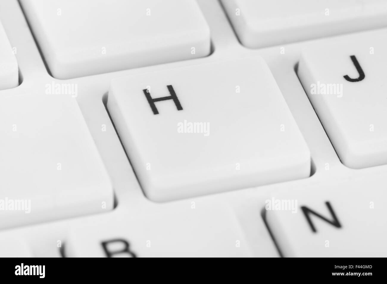 Laptop notebook keyboard typing Black and White Stock Photos & Images ...