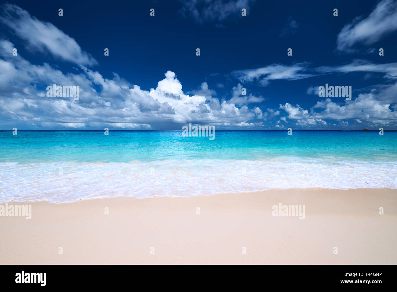 Beautiful Anse Intendance beach at Seychelles Stock Photo - Alamy