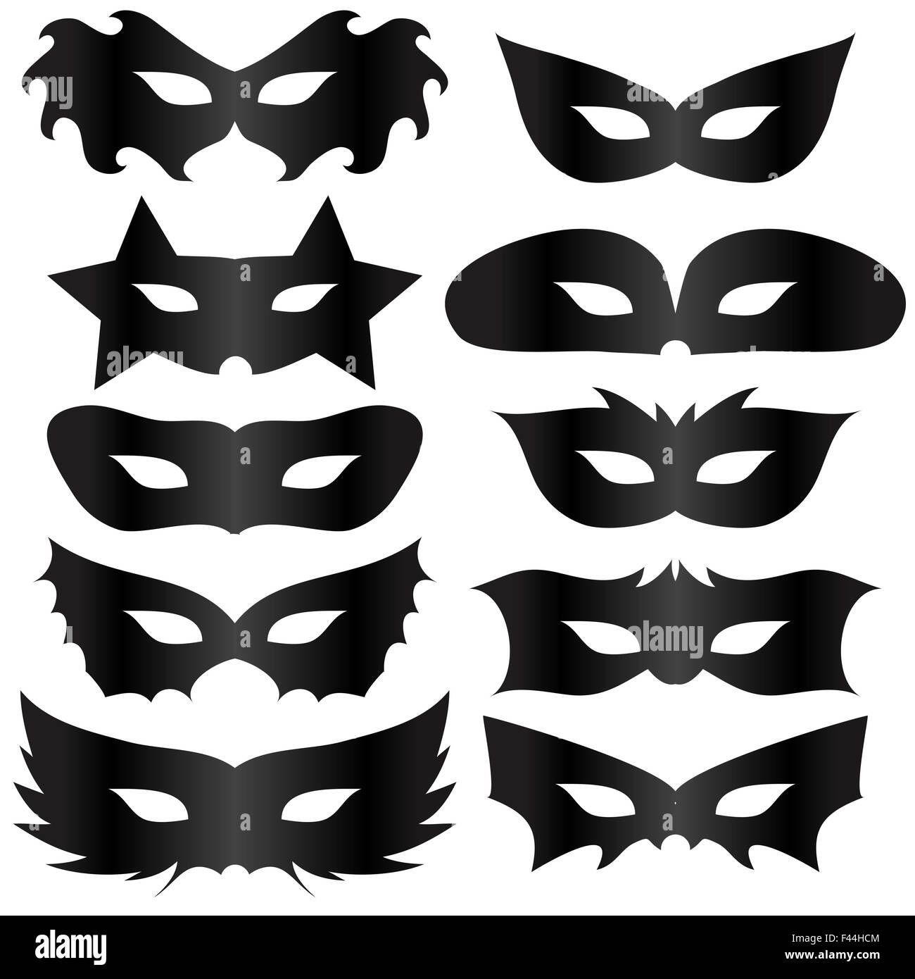 Masks Cut Out Stock Images & Pictures - Alamy