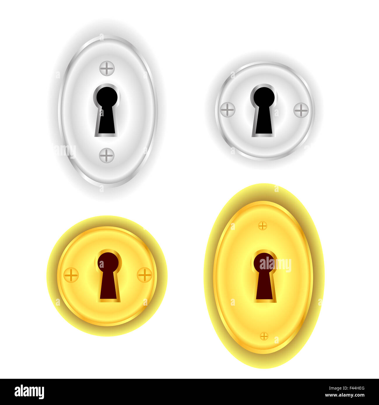 Secured gate Cut Out Stock Images & Pictures - Alamy