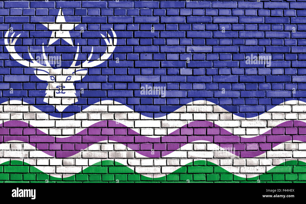 flag of Exmoor painted on brick wall Stock Photo - Alamy