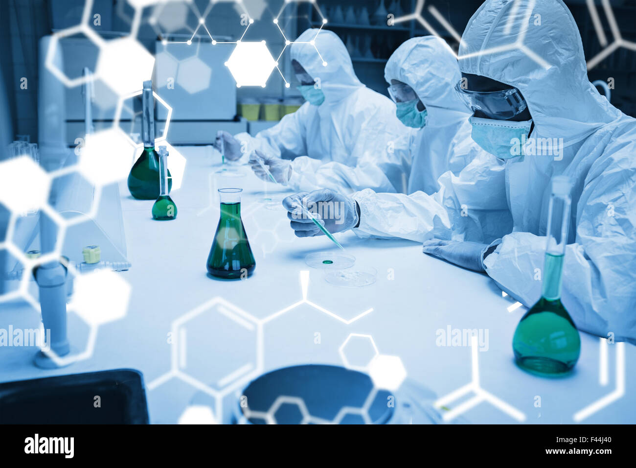 Composite image of science graphic Stock Photo - Alamy