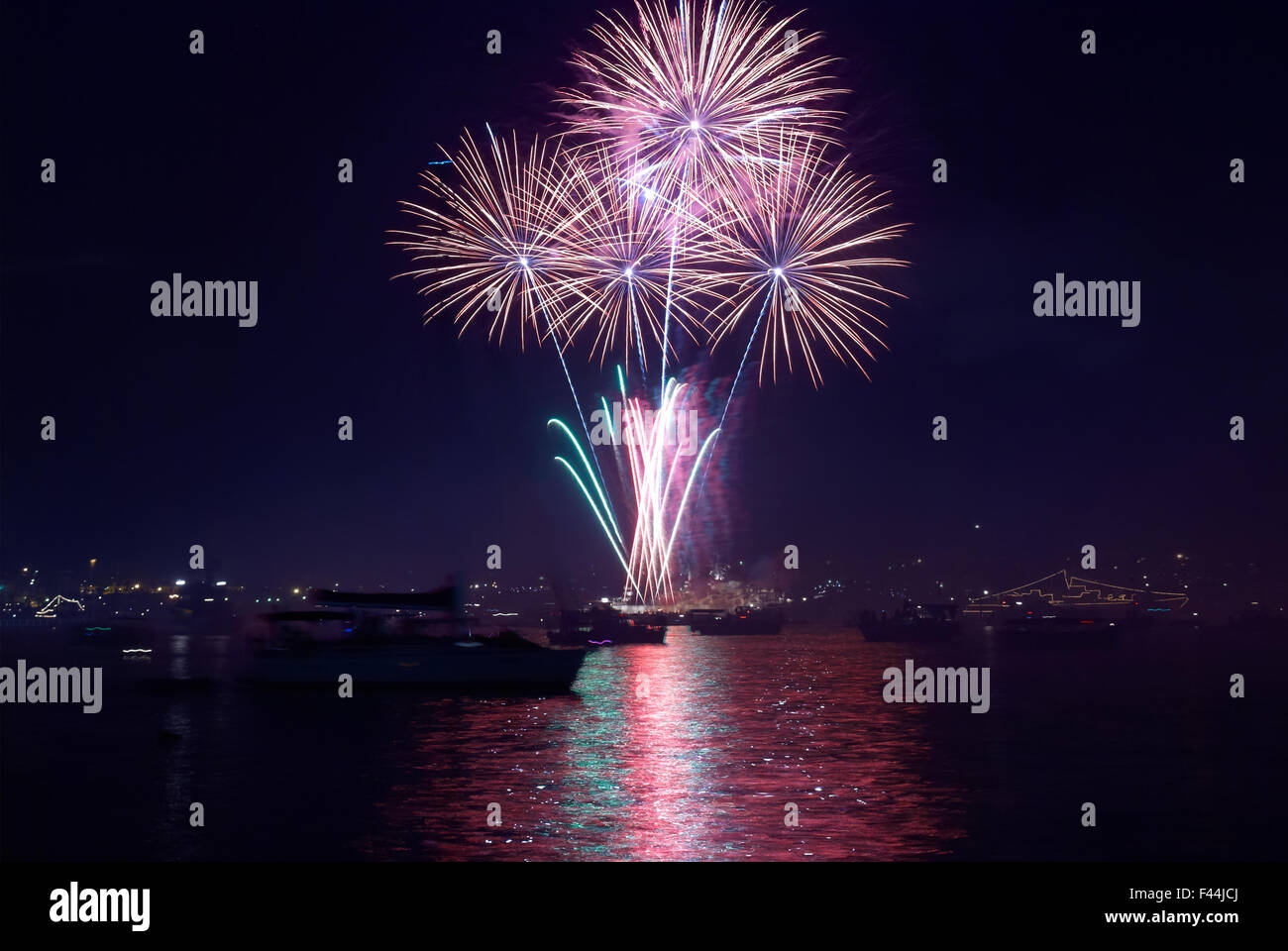 Beautiful fireworks festive hi-res stock photography and images - Alamy