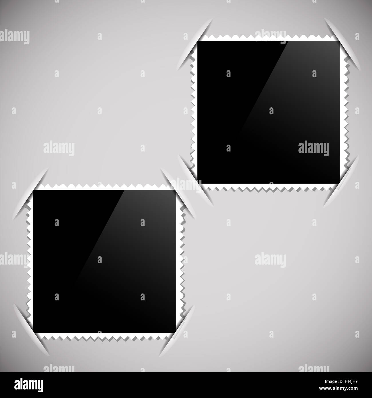 Empty retro photo frames hi-res stock photography and images - Alamy