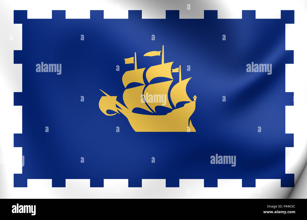 Flag of Quebec City Stock Photo - Alamy