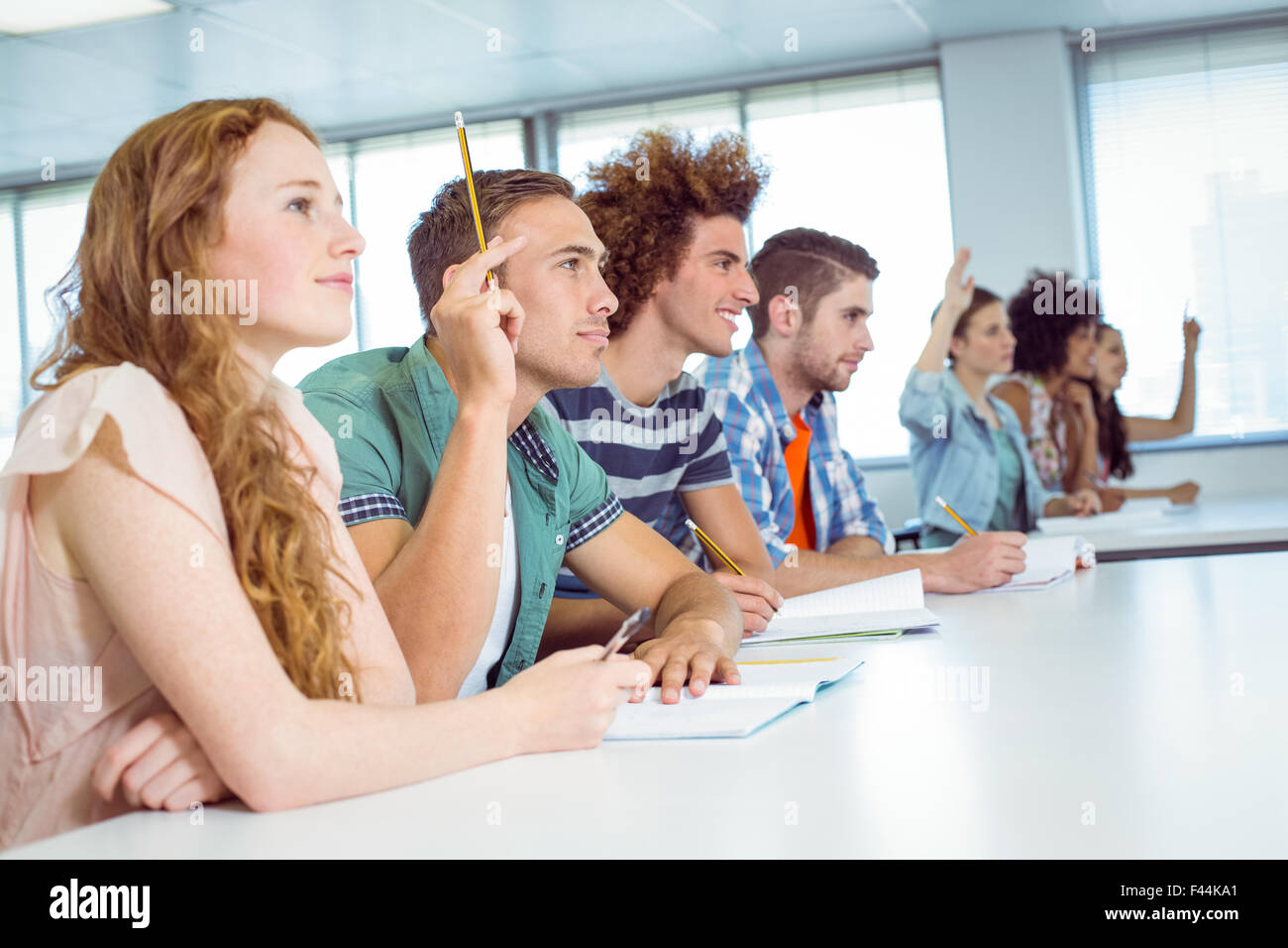 Attentive in class hi-res stock photography and images - Alamy