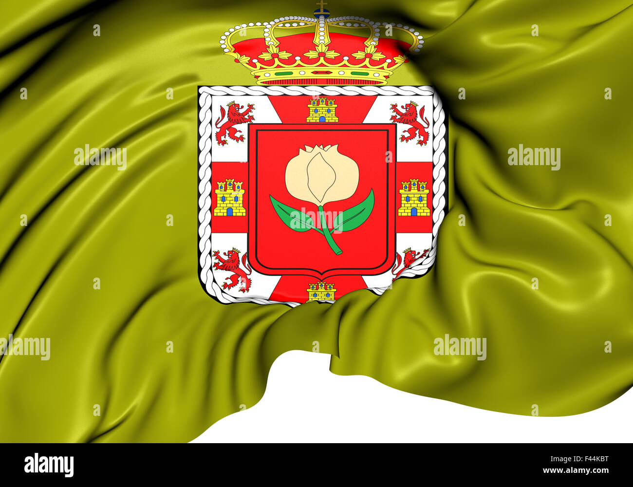 Flag of Granada Province Stock Photo - Alamy
