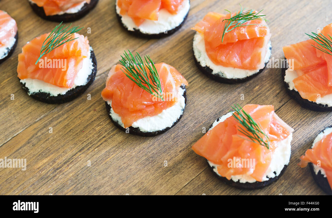 Canapes delicious cheese rolls hi-res stock photography and images - Alamy