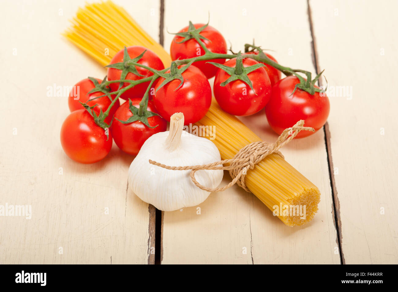 Italian basic pasta ingredients Stock Photo - Alamy