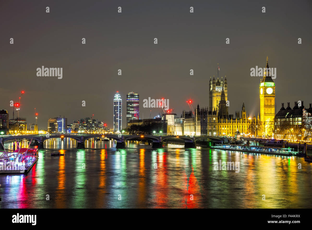 Night sky clock hi-res stock photography and images - Alamy