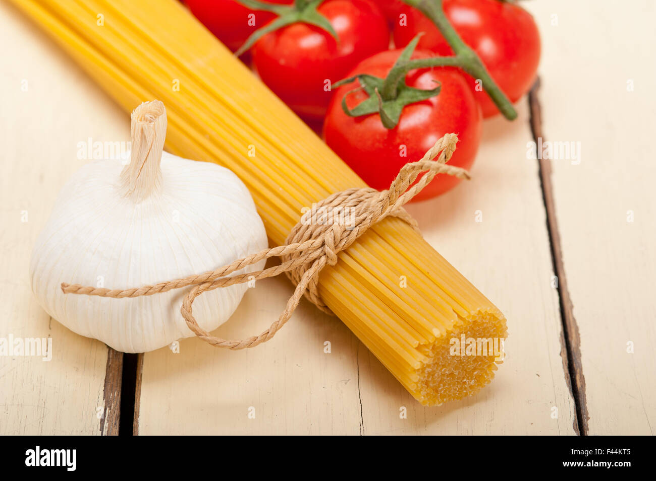 Italian basic pasta ingredients Stock Photo - Alamy