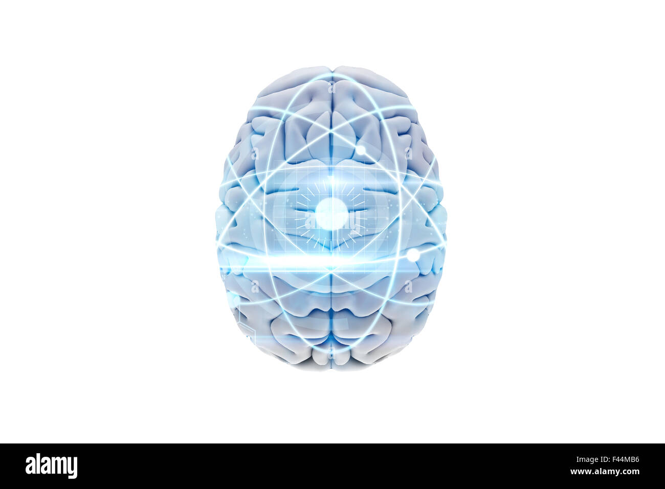 Abstract brain image Cut Out Stock Images & Pictures - Alamy