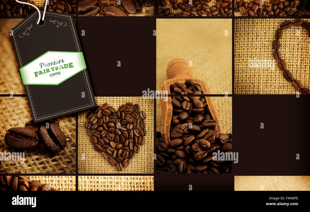 Composite image of fair trade graphic Stock Photo - Alamy