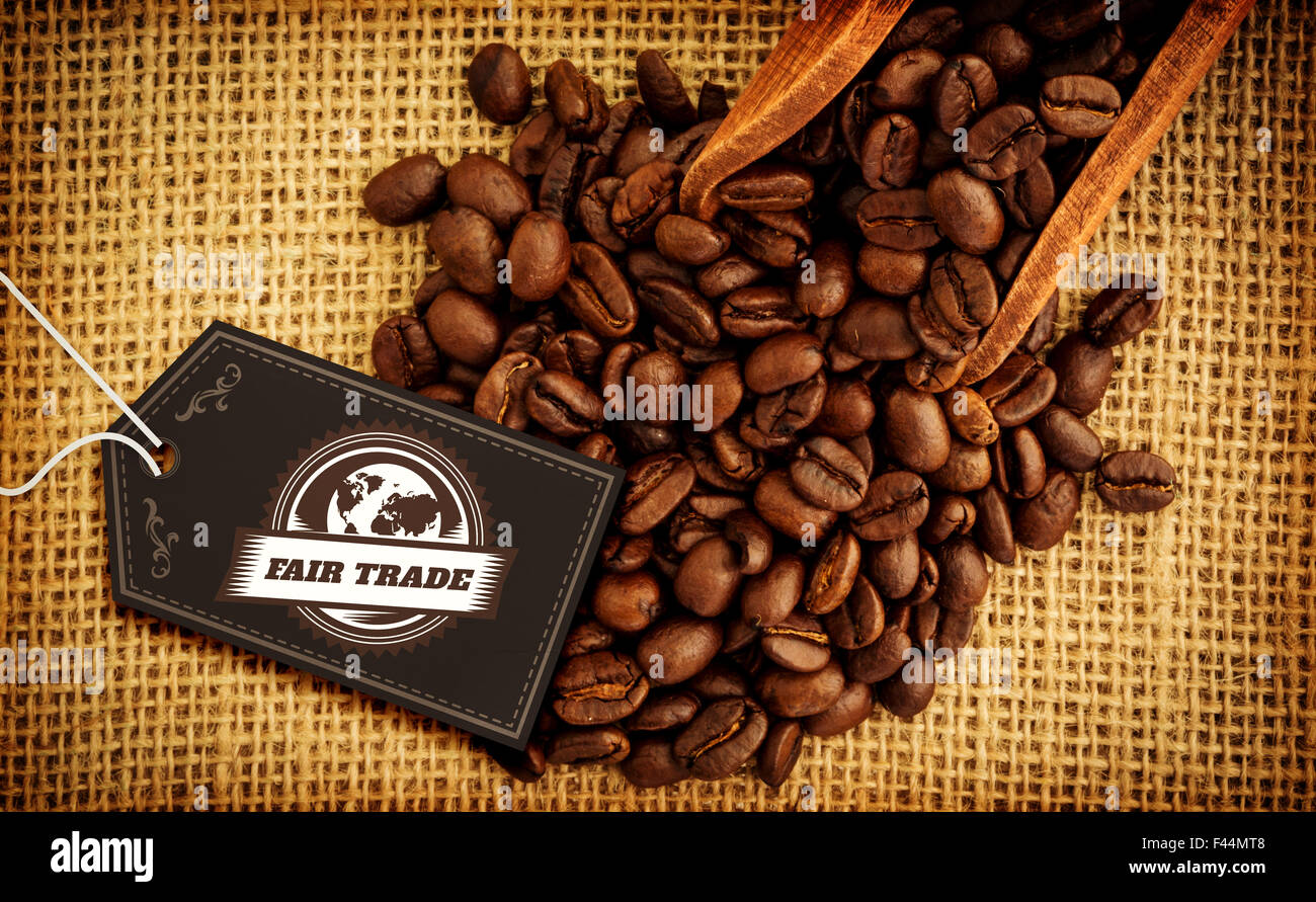 Composite image of fair trade graphic Stock Photo - Alamy