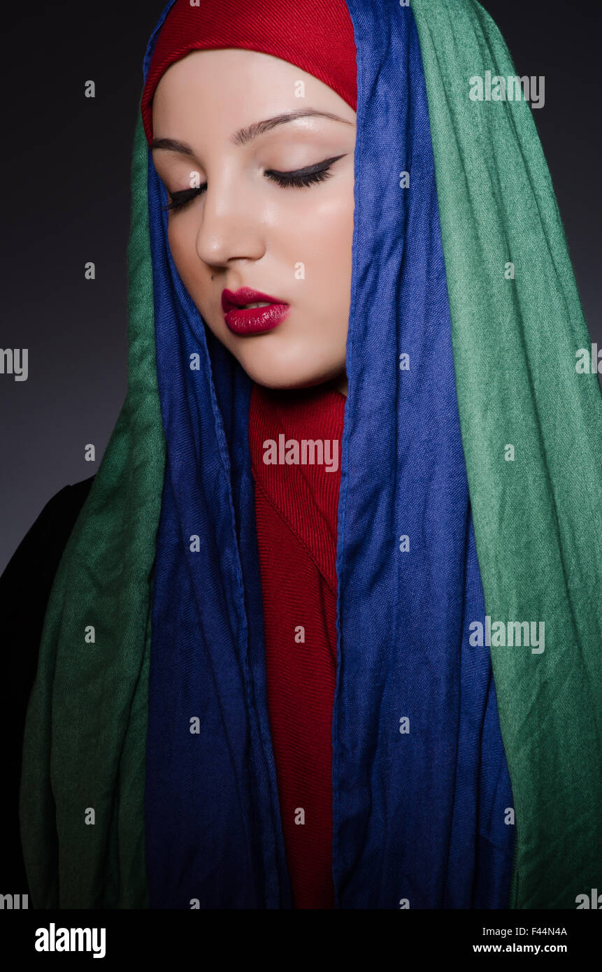 Beautiful young lady with burka hi-res stock photography and images - Alamy