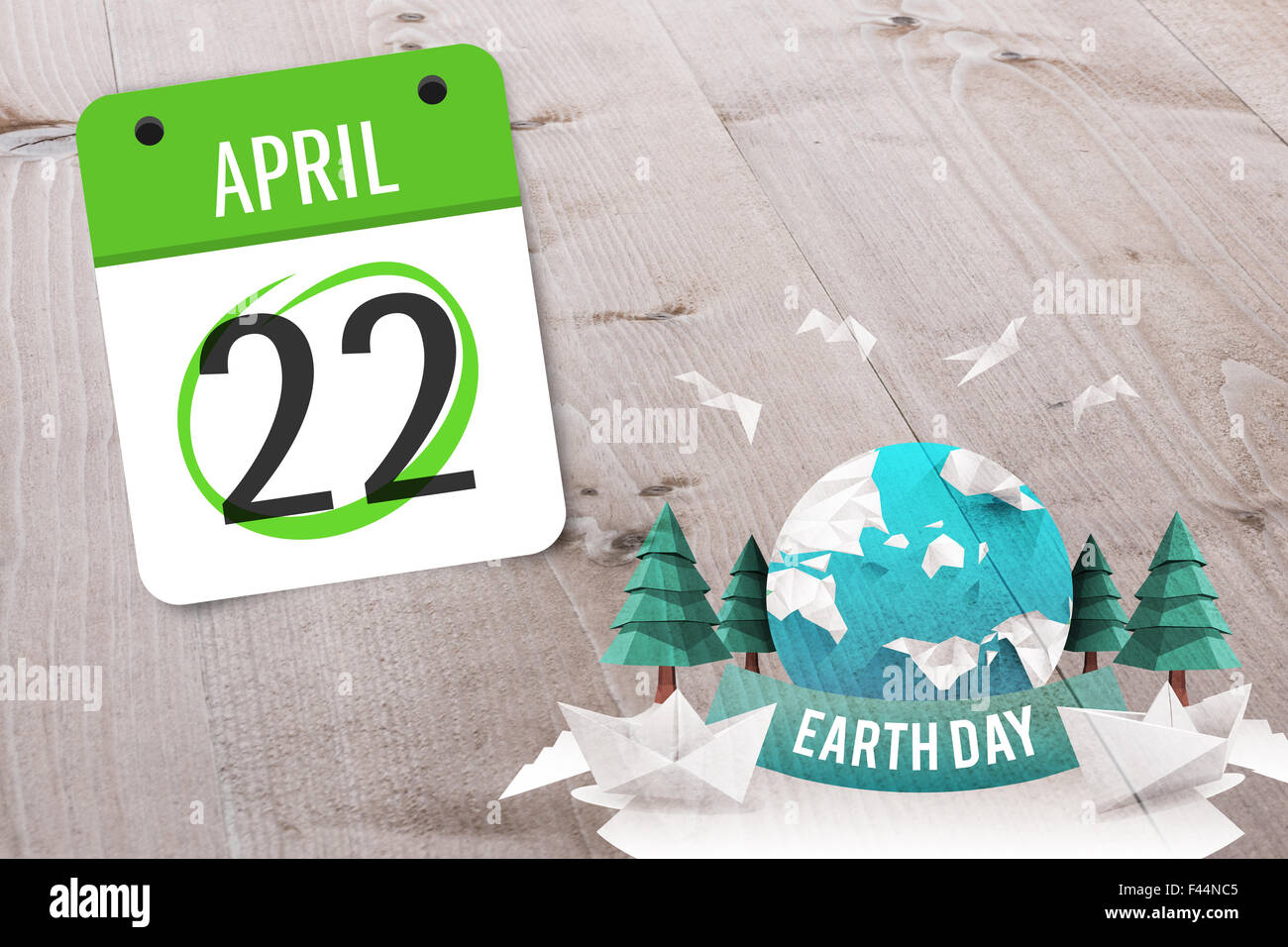 Composite image of april 22nd Stock Photo - Alamy