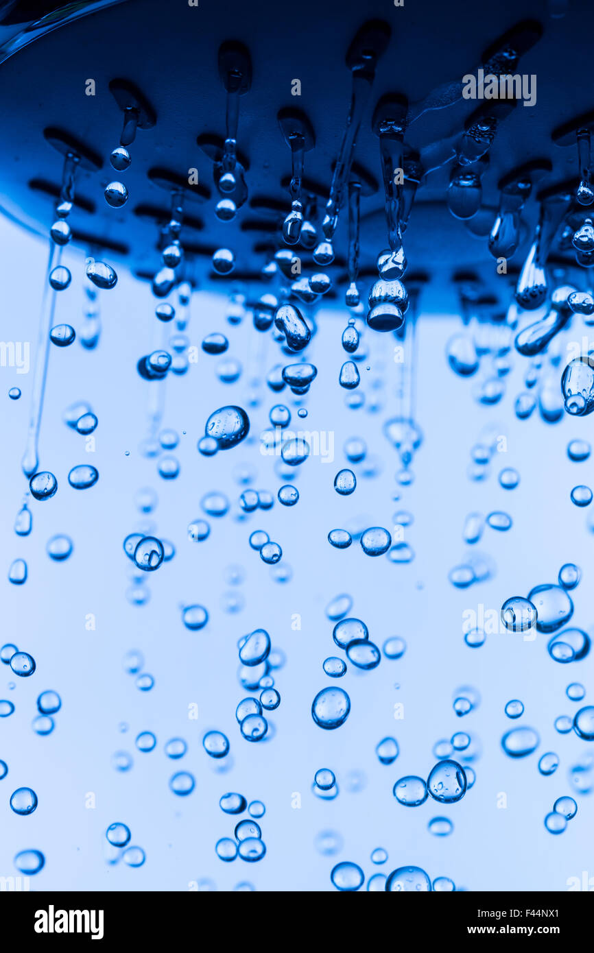 Shower Head with Running Water Stock Photo - Alamy