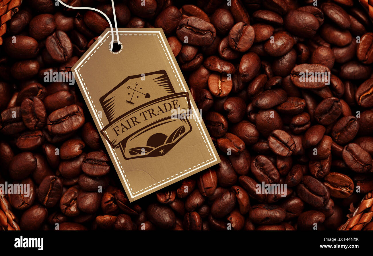 Composite image of fair trade graphic Stock Photo - Alamy