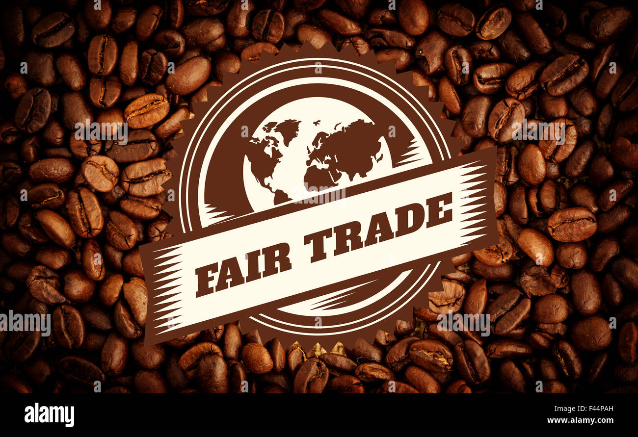 Composite image of fair trade graphic Stock Photo - Alamy