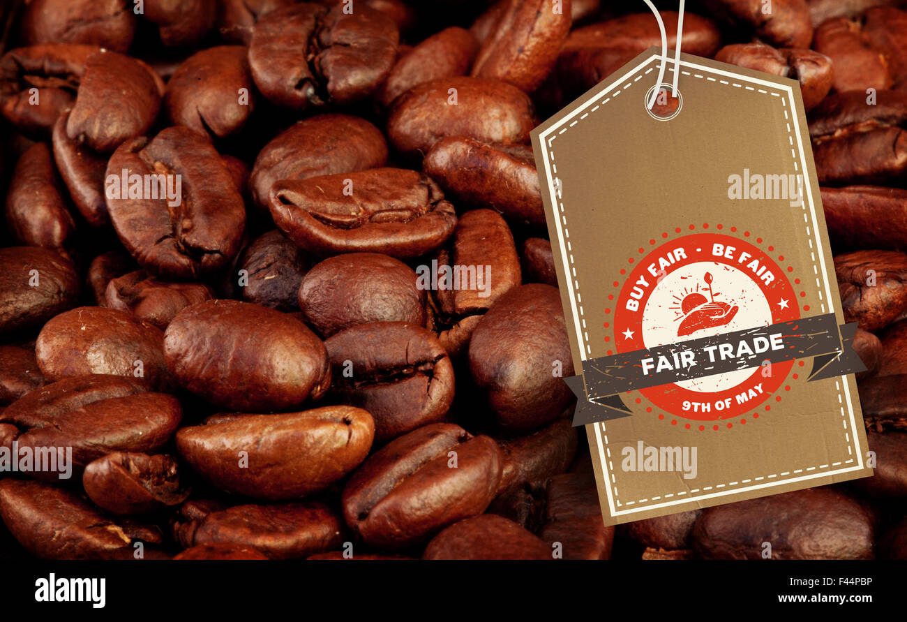 Fair trade coffee logo hi-res stock photography and images - Alamy